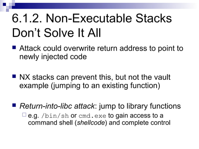 6 Buffer Overflows Ppt