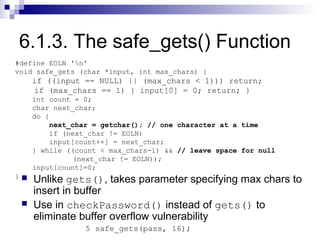 6 buffer overflows | PPT