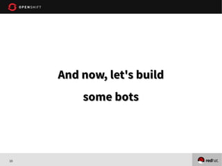 Building Social IRC Bots with Node.js and MongoDB | PPT