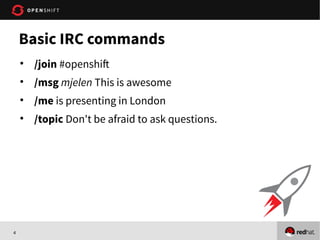Building Social IRC Bots with Node.js and MongoDB | PPT