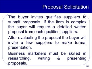 Chap# 6:- Business markets | PPT