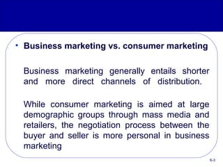 Chap# 6:- Business markets | PPT