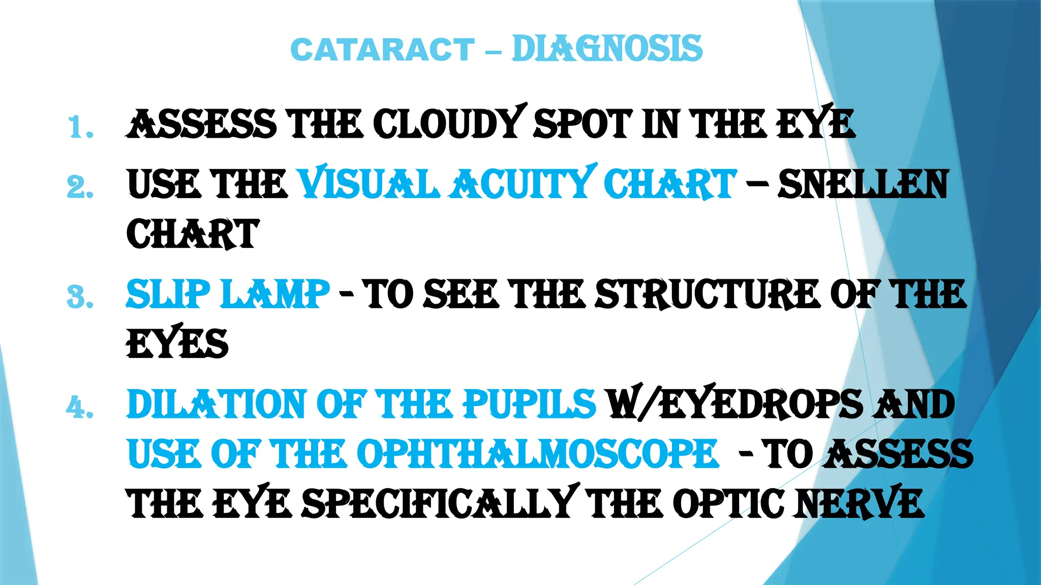 6-CATARACT.pptx perception in nursing ..... | PPT