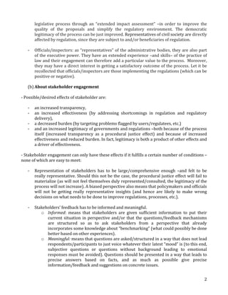 Specific challenges of stakeholder engagement seen from the experience ...