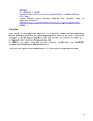 Specific challenges of stakeholder engagement seen from the experience ...