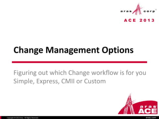 Change Management Options | PPTX
