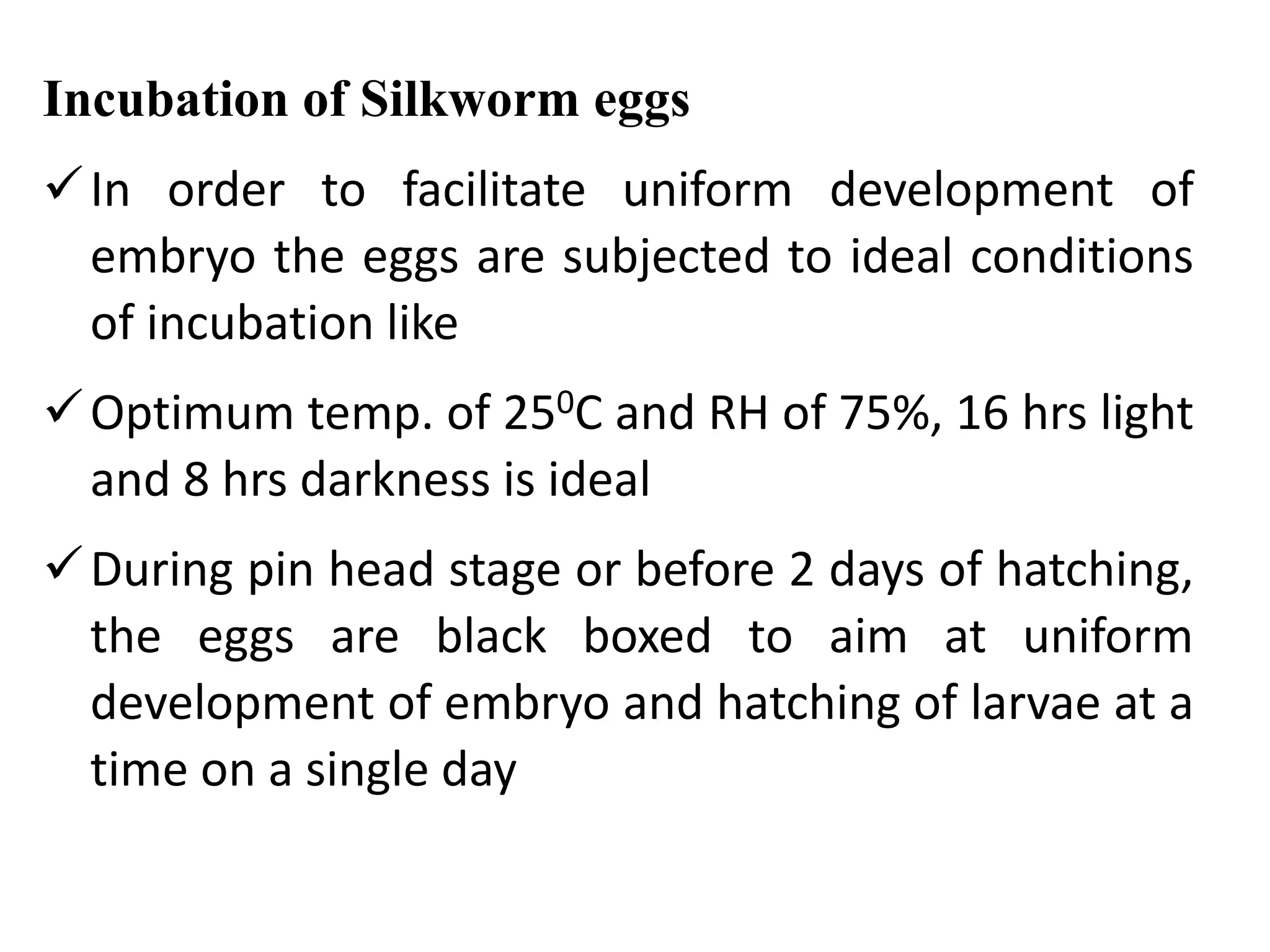 6 chapter steps in silkworm egg production at grainage, egg sheets and loose egg production ...