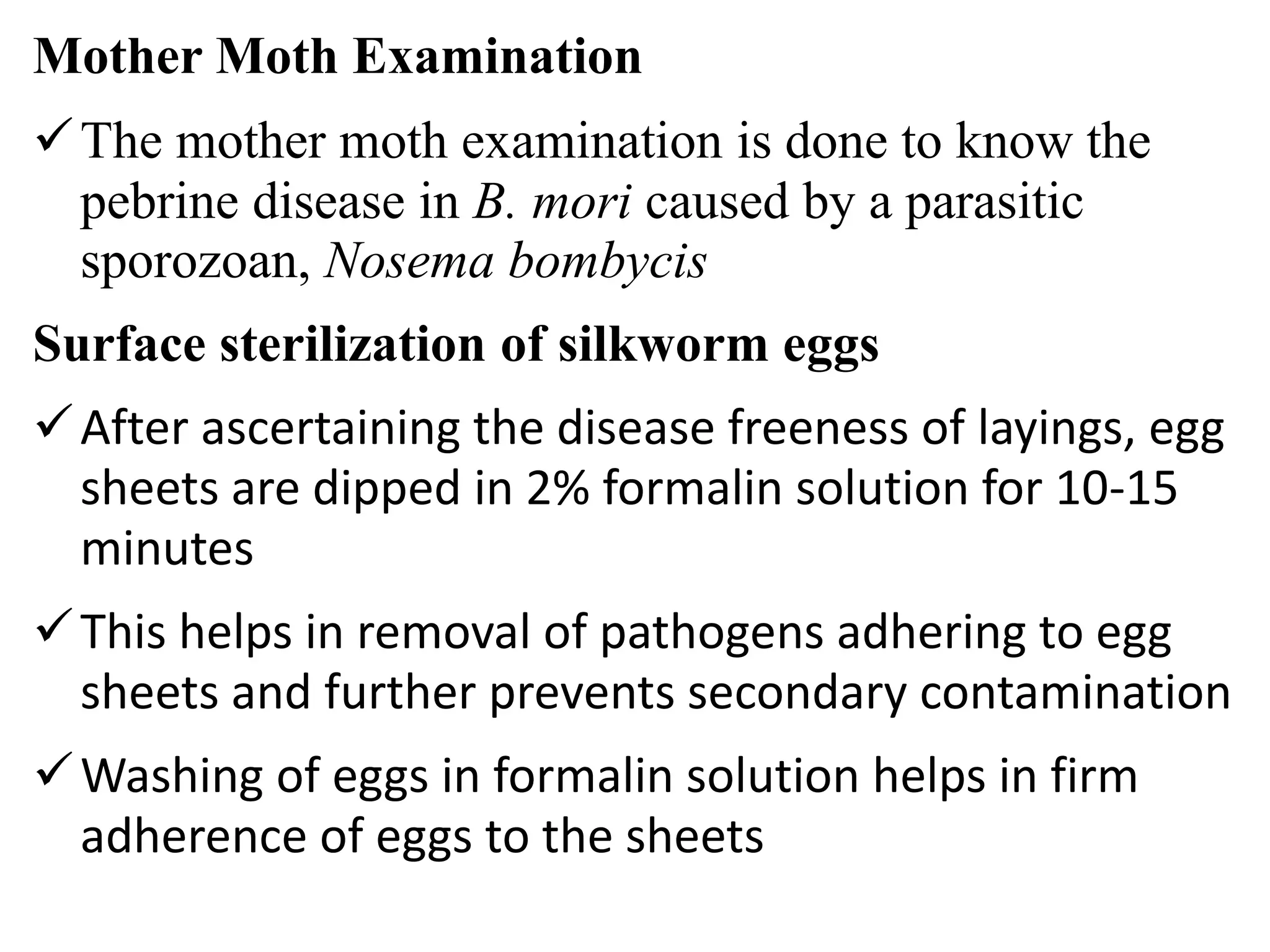 6 chapter steps in silkworm egg production at grainage, egg sheets and ...