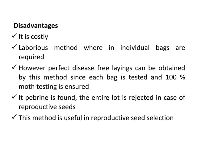 6 chapter steps in silkworm egg production at grainage, egg sheets and ...