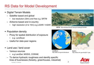 Using Remote Sensing Data to Develop Catastrophe Models | PPTX