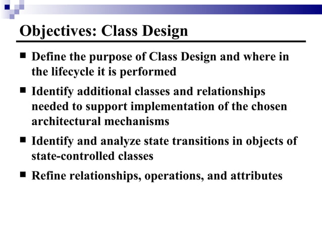 6 class design | PPT