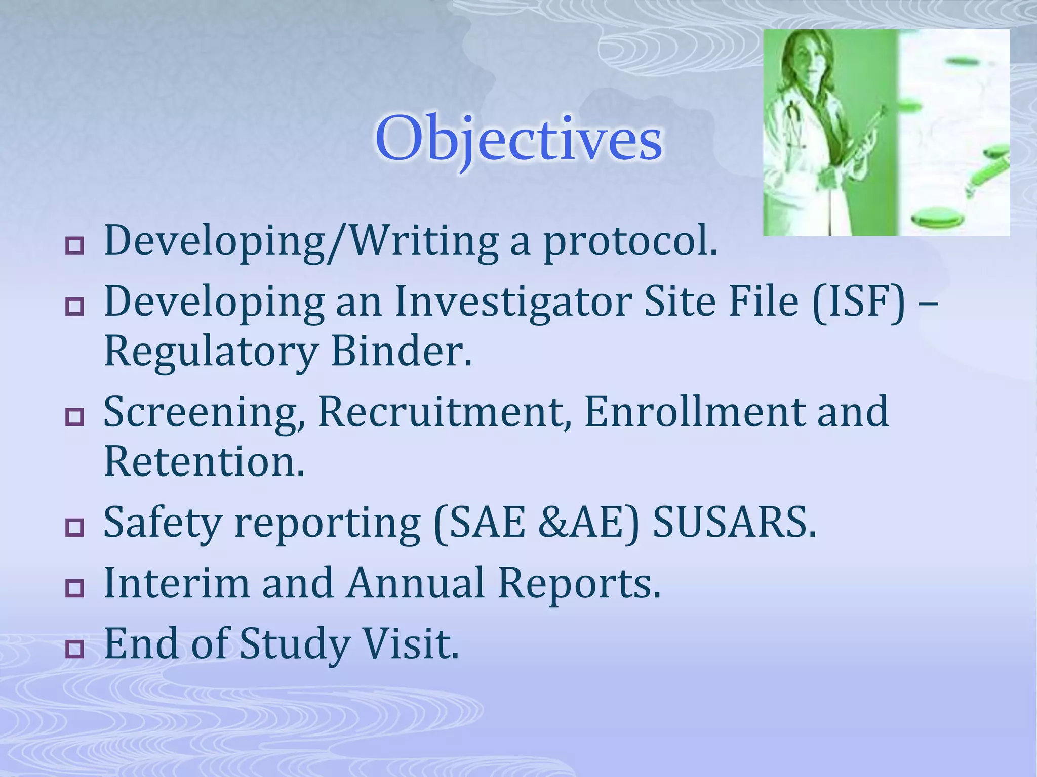 Clinical trials flow process | PPTX