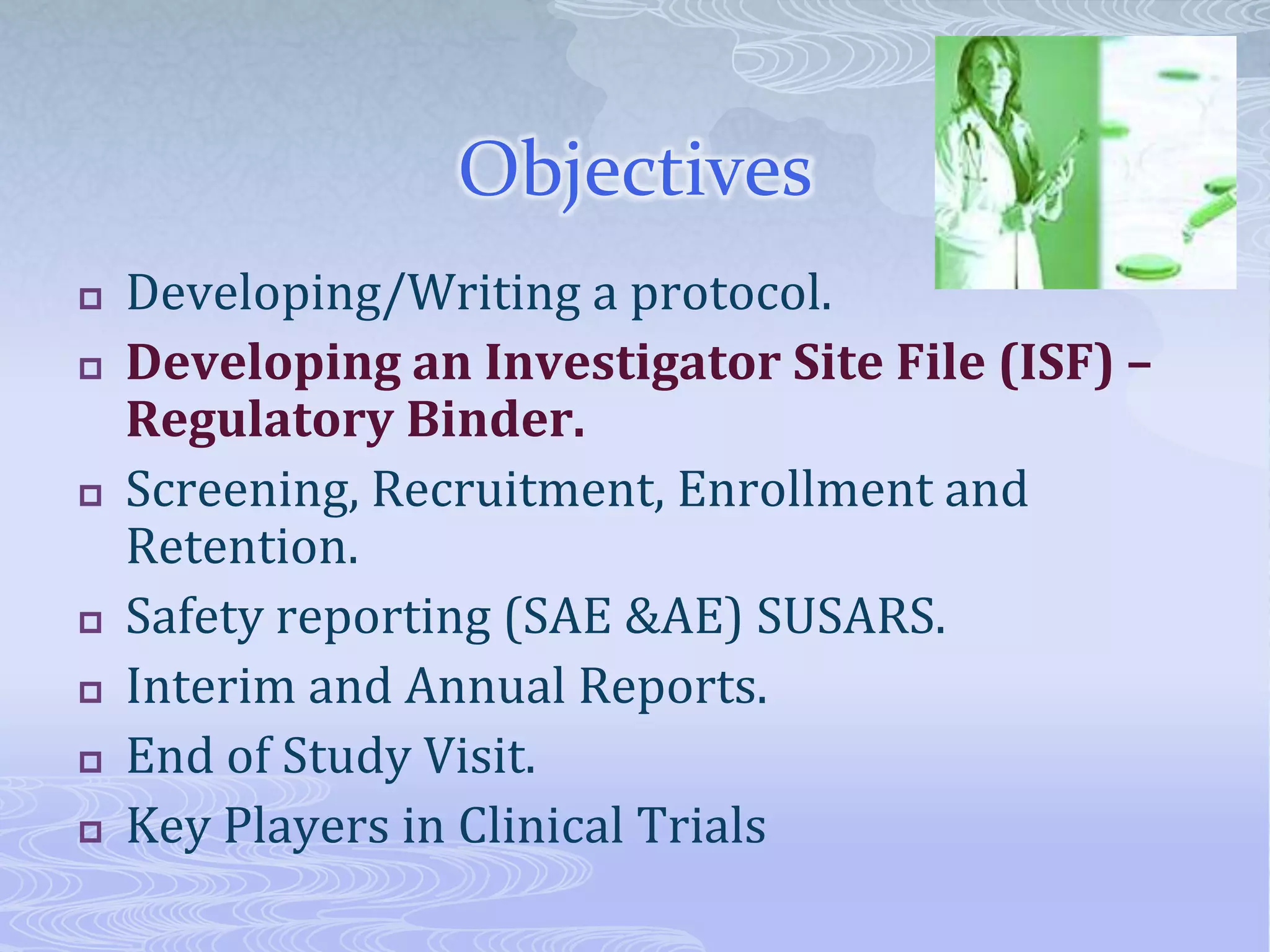 Clinical trials flow process | PPTX