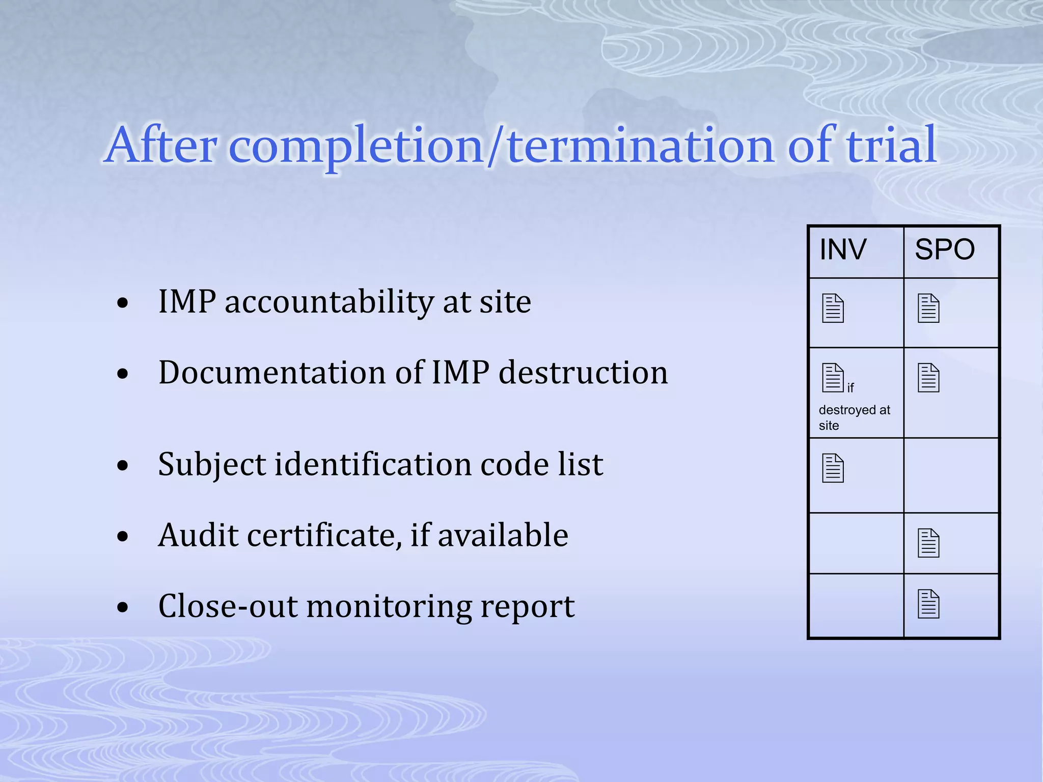 Clinical trials flow process | PPTX