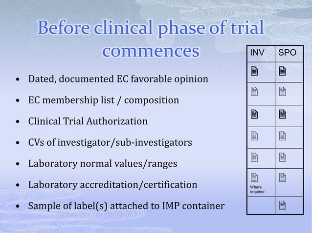 Clinical trials flow process | PPTX