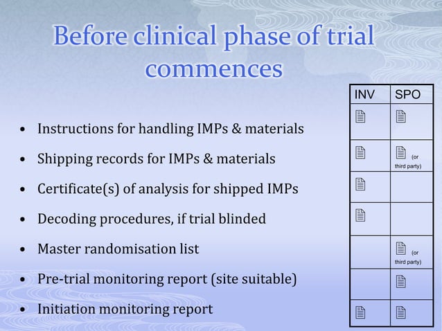 Clinical trials flow process | PPTX