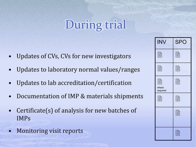 Clinical trials flow process | PPTX