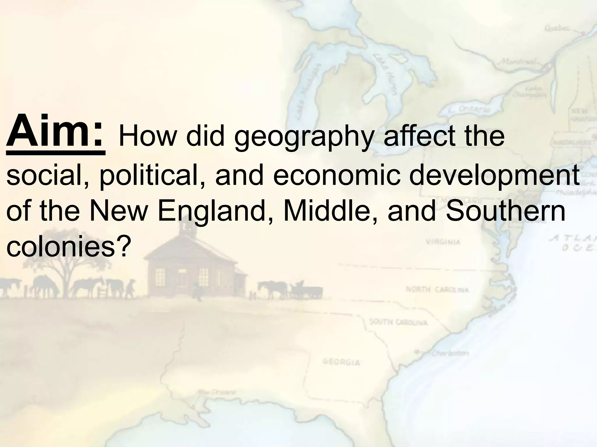 Colonial Regions | PPTX
