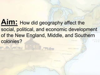 Colonial Regions | PPTX