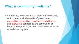 Community diagnosis & management | PPTX