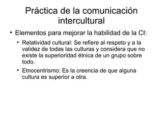 6. comunicación intercultural | PPT