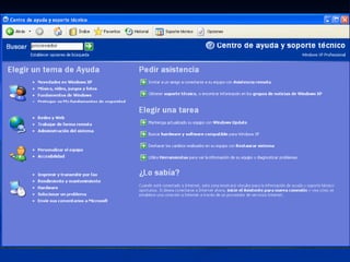 6 Configuracion E Interfaz De Windows Xp | PPT