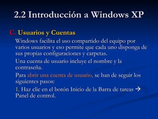 6 Configuracion E Interfaz De Windows Xp | PPT