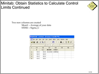 6-Control Chart Concepts and other charts | PPT