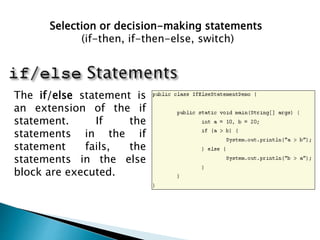 control statements | PPTX