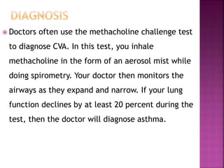 cough varient asthma | PPTX | Lung and Respiratory Health | Diseases and Conditions