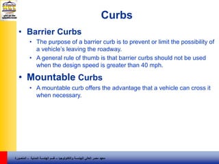 6-Cross Section Elements ( Transportation and Traffic Engineering Dr ...