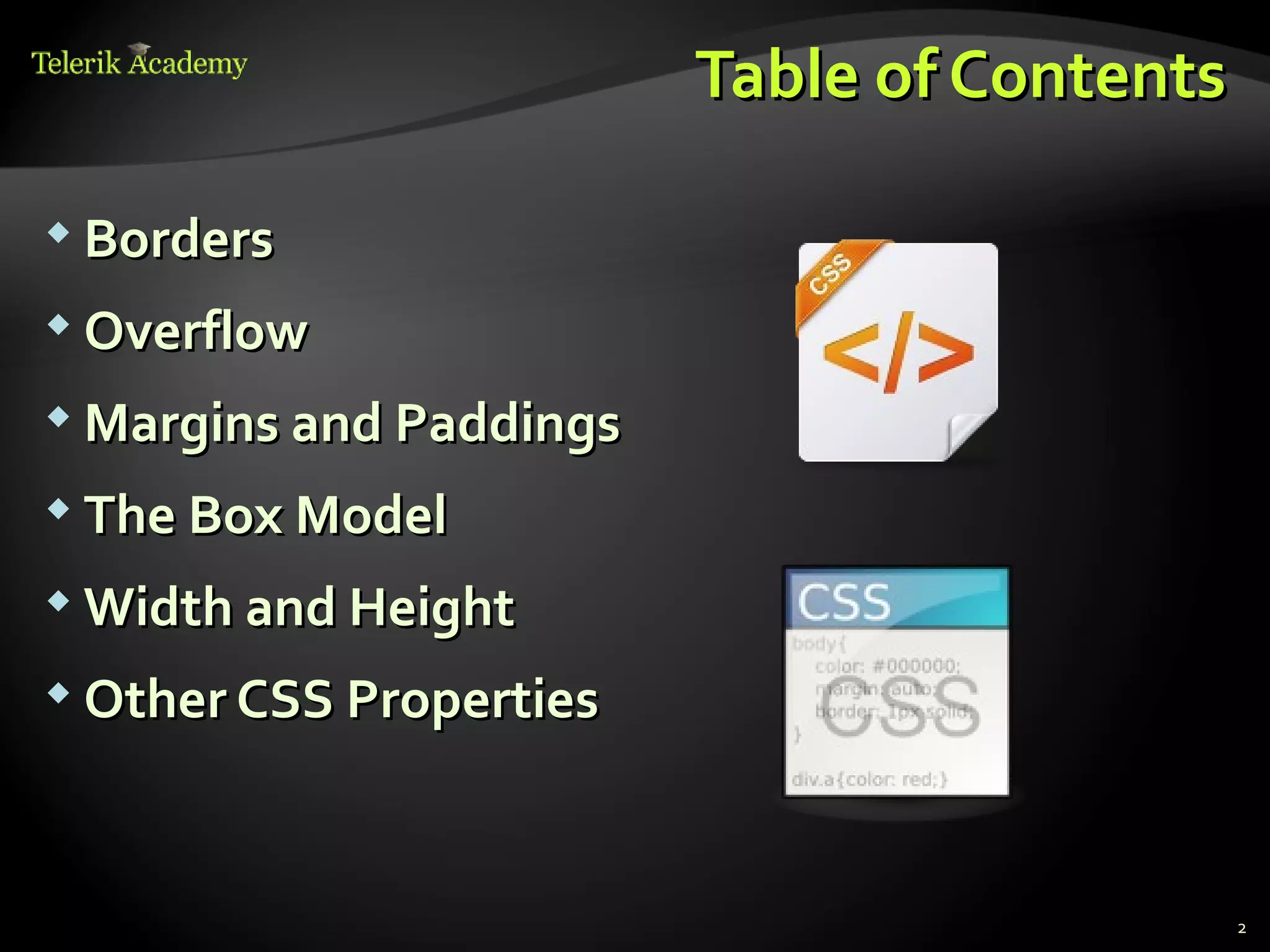 CSS Presentation | PPT