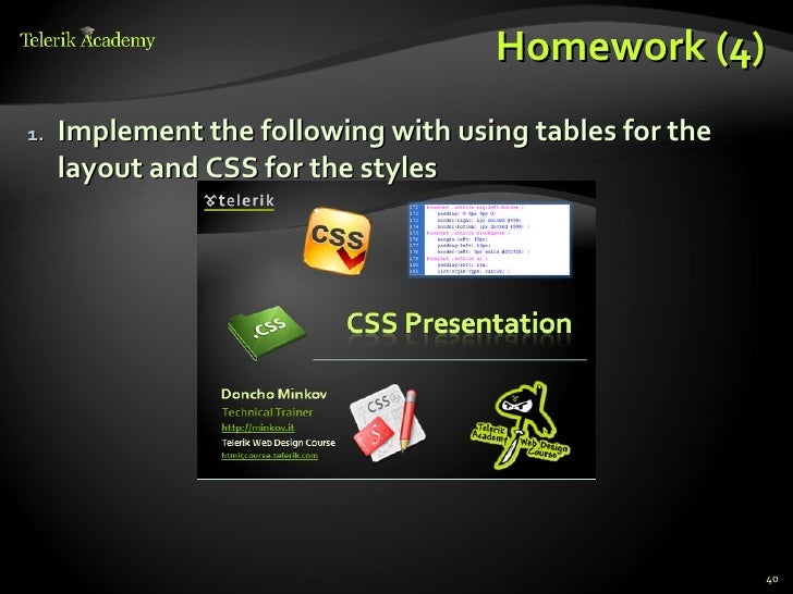 CSS Presentation
