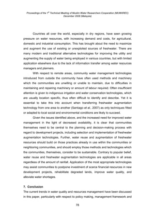 6 current trends in water mgt 11nov08 | PDF | Environmental Services ...