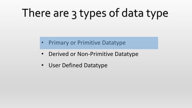 What is Data Types and Functions? | PPT
