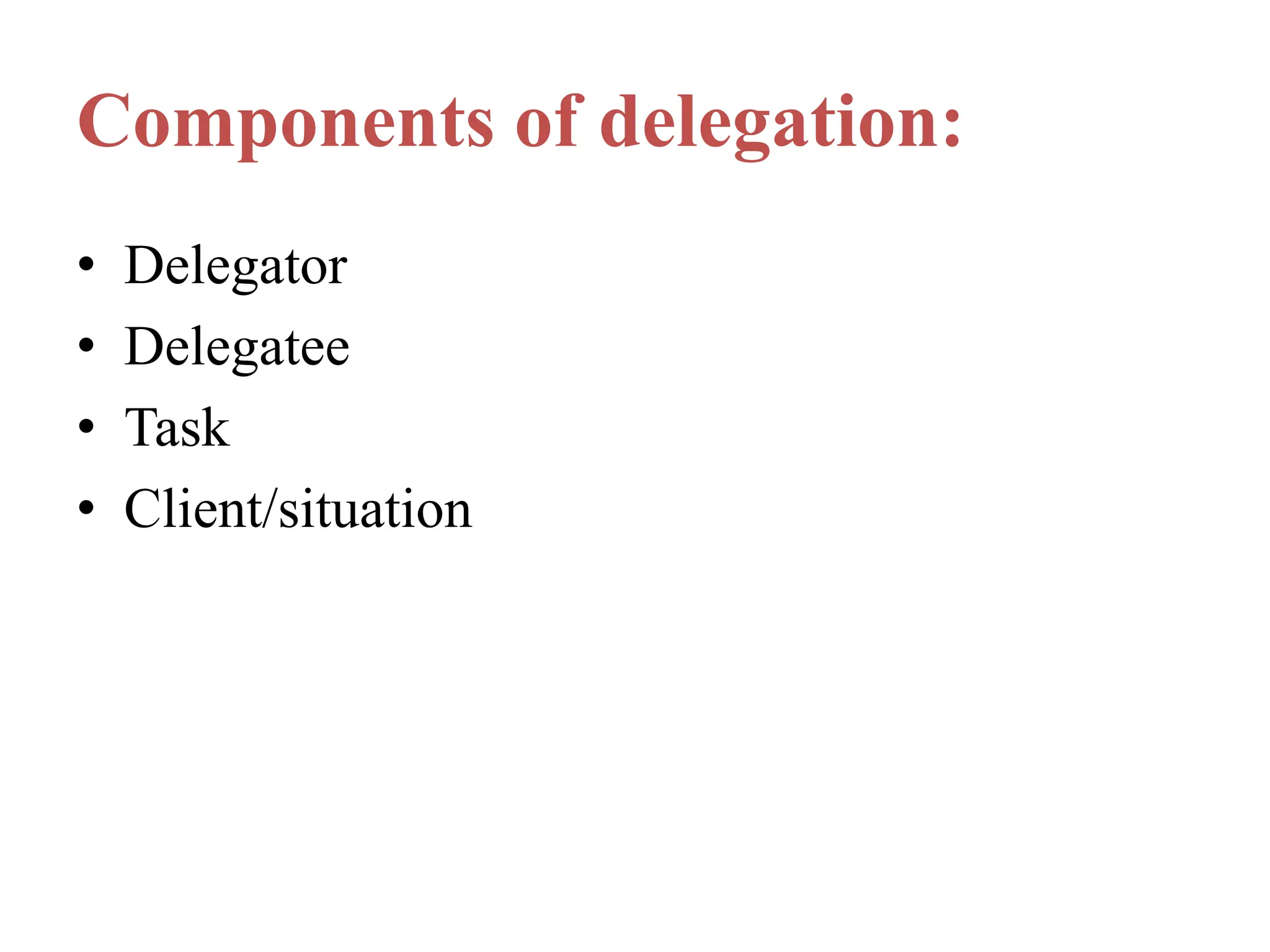 Basics of Delegation in Nursing & Healthcare | PDF