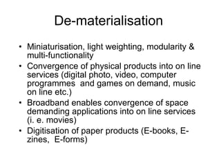 6 Dematerialisation | PPS