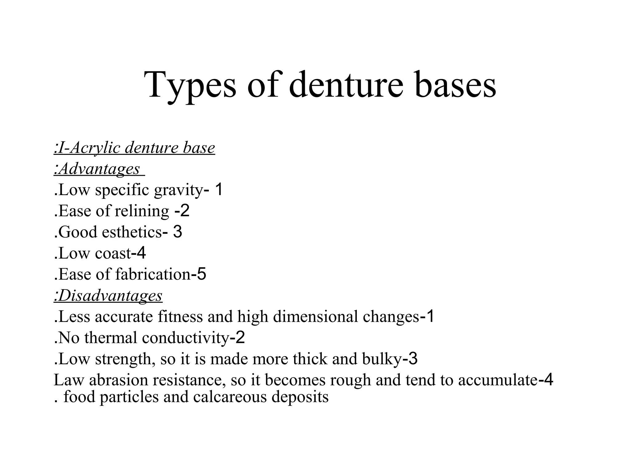 6 denture base | PPT