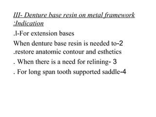 6 denture base | PPT