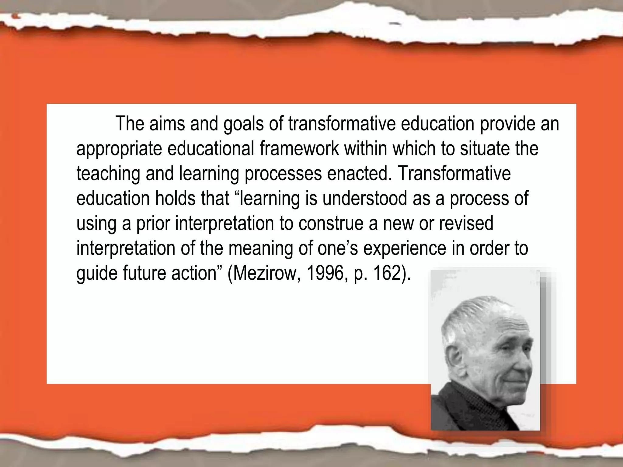 6 Developing Transformative Education | PPTX