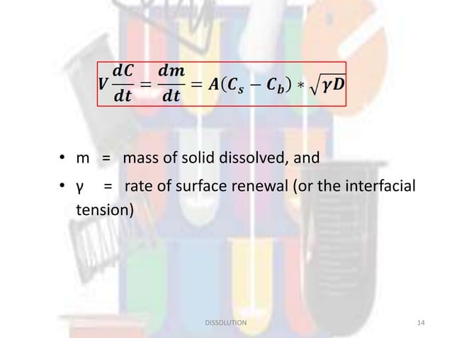 Dissolution | PPTX | Chemistry | Science