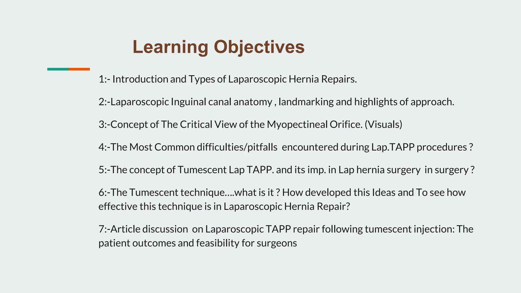 Lap. Tapp Made Easy Using The Innovative Tumescent Technique | PPTX