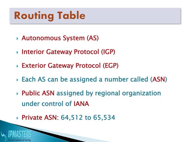 IP Routing Principle | PPTX | Computer Networking | Computing