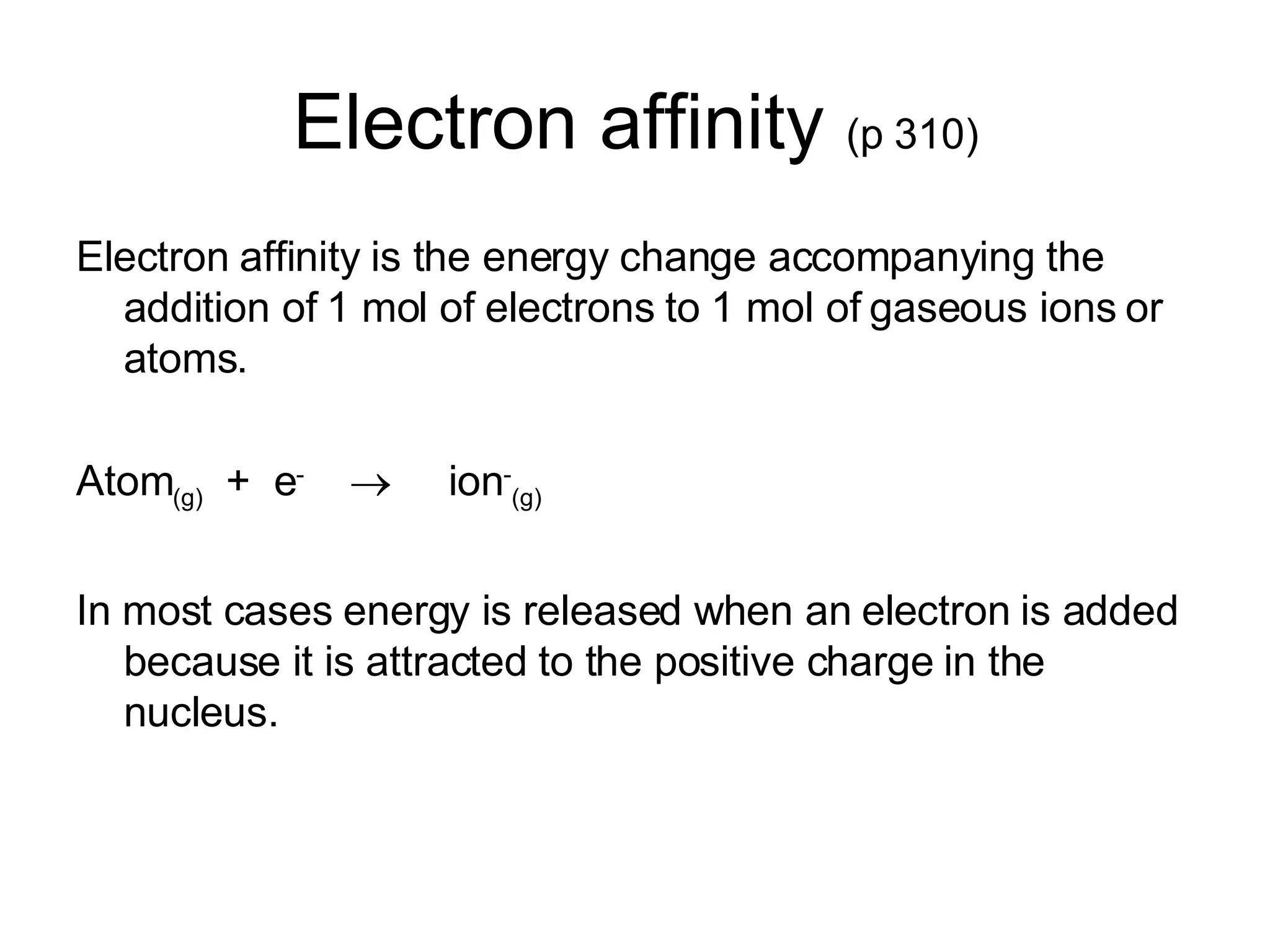 6 Electronegativity And Electron Affinity | PPT