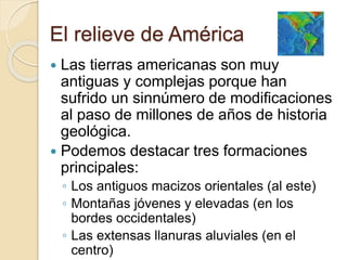 El Relieve Americano | PPTX