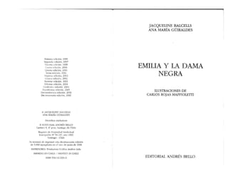 Emilia y la dama negra Jacqueline Balcells | PDF