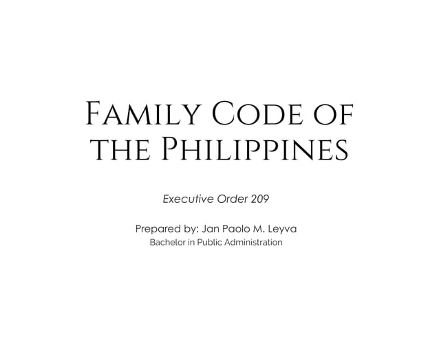 Family Code of the Philippines: Executive Order 209 Title IX Parental Authority (with cases) | PDF