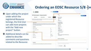 EOSC Portal End-User Component Tutorial | PPT