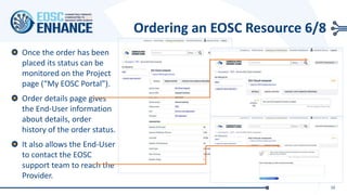 EOSC Portal End-User Component Tutorial | PPT