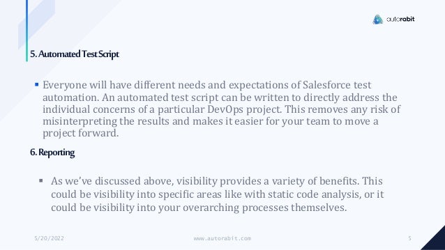6 Essential Types of Salesforce Test Automation | PPT
